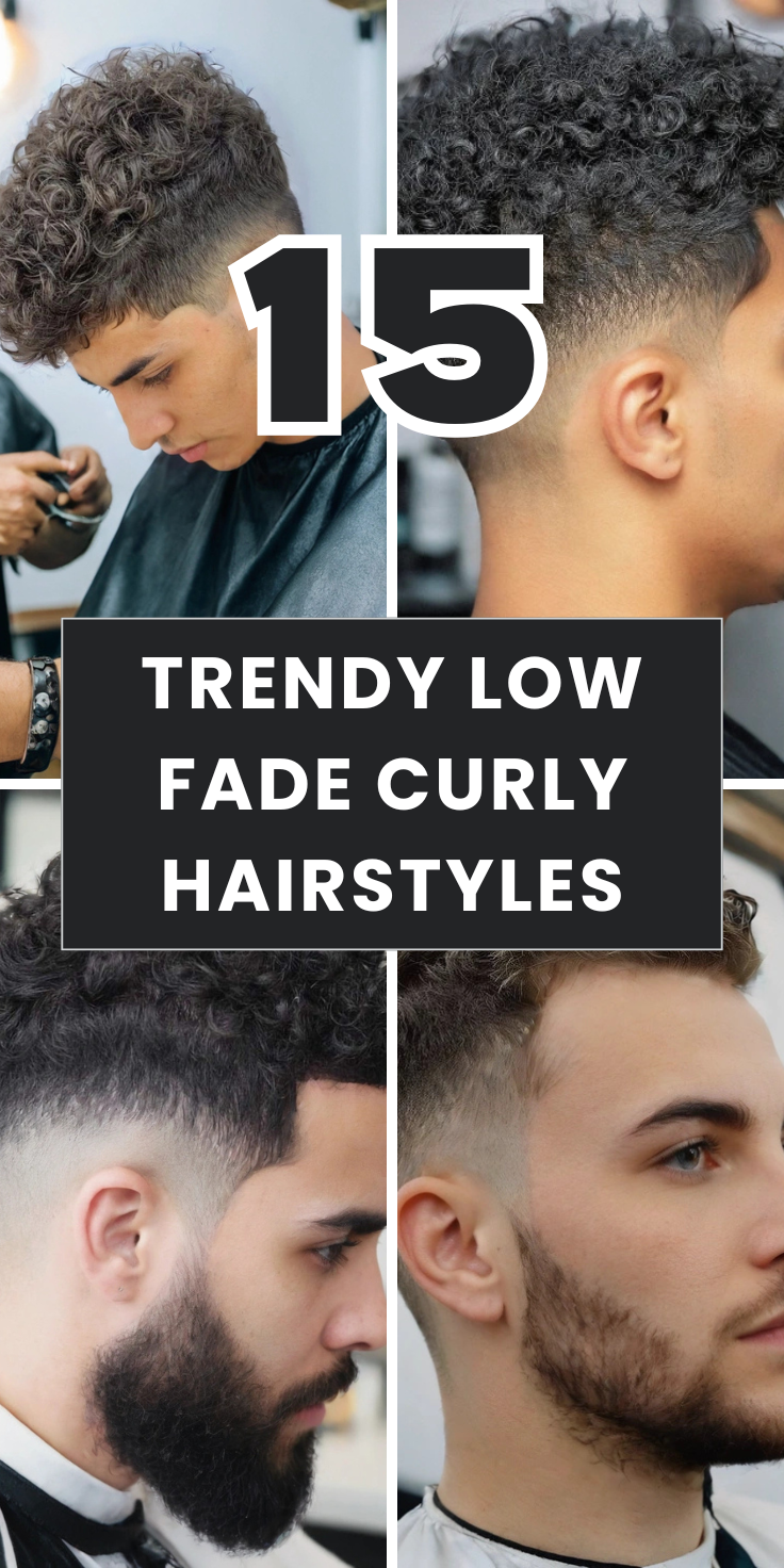 15 Trendy Low Fade Curly Hairstyles to Try This Year – Just Men's Stuff