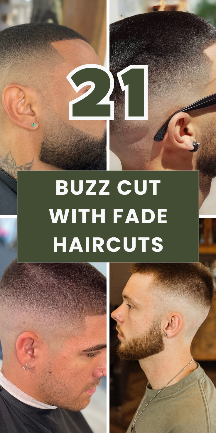 21 Buzz Cut with Fade Haircuts You’ll Want to Try – Just Men's Stuff