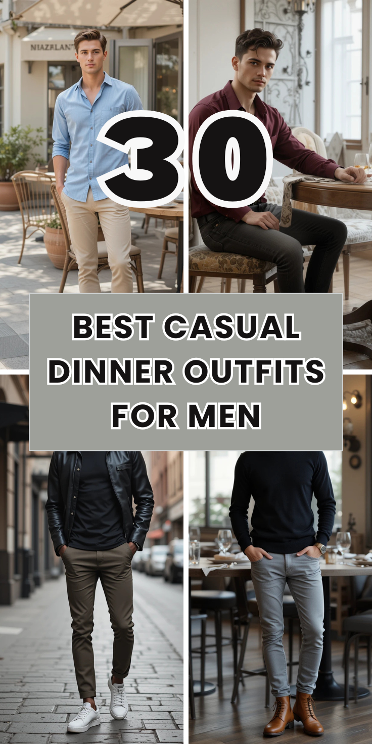 30 Best Casual Dinner Outfits for Men – Just Men's Stuff
