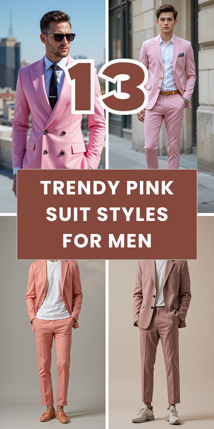 13 Trendy Pink Suit Styles for Men – Just Men's Stuff