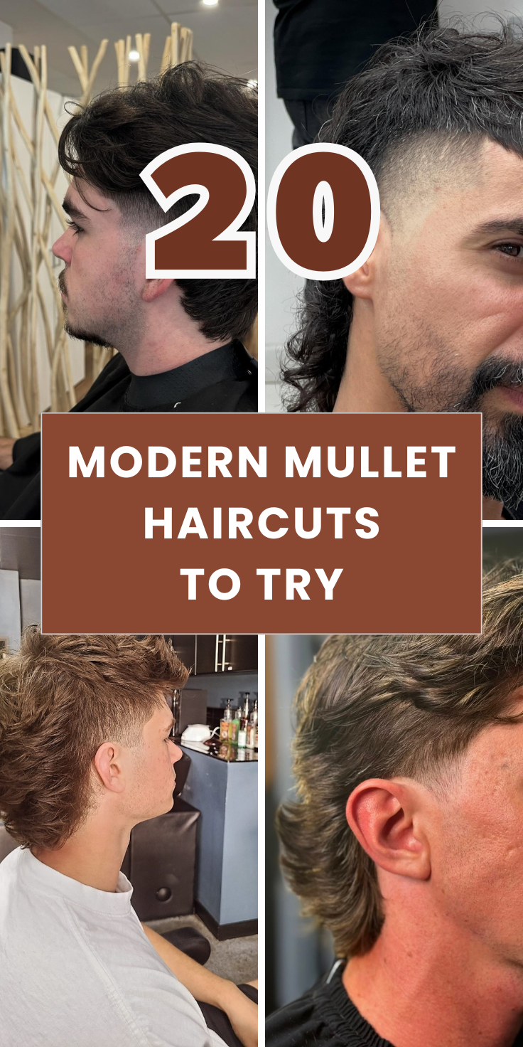 20 Best Modern Mullet Haircuts to Try – Just Men's Stuff