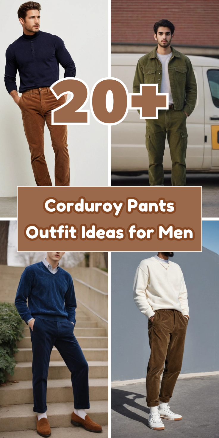21 Corduroy Pants Outfit Ideas for Men – Just Men's Stuff