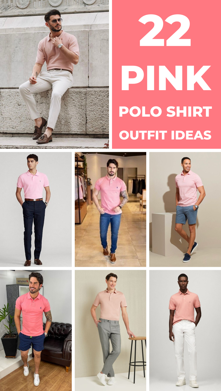 22 Pink Polo Shirt Outfit Ideas for Men – Just Men's Stuff