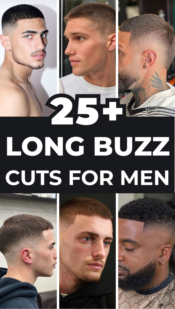 26 Best Long Buzz Cuts for Men – Just Men's Stuff