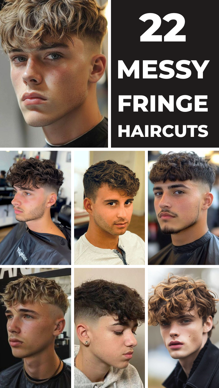 22 Trendy Messy Fringe Haircuts for Men – Just Men's Stuff