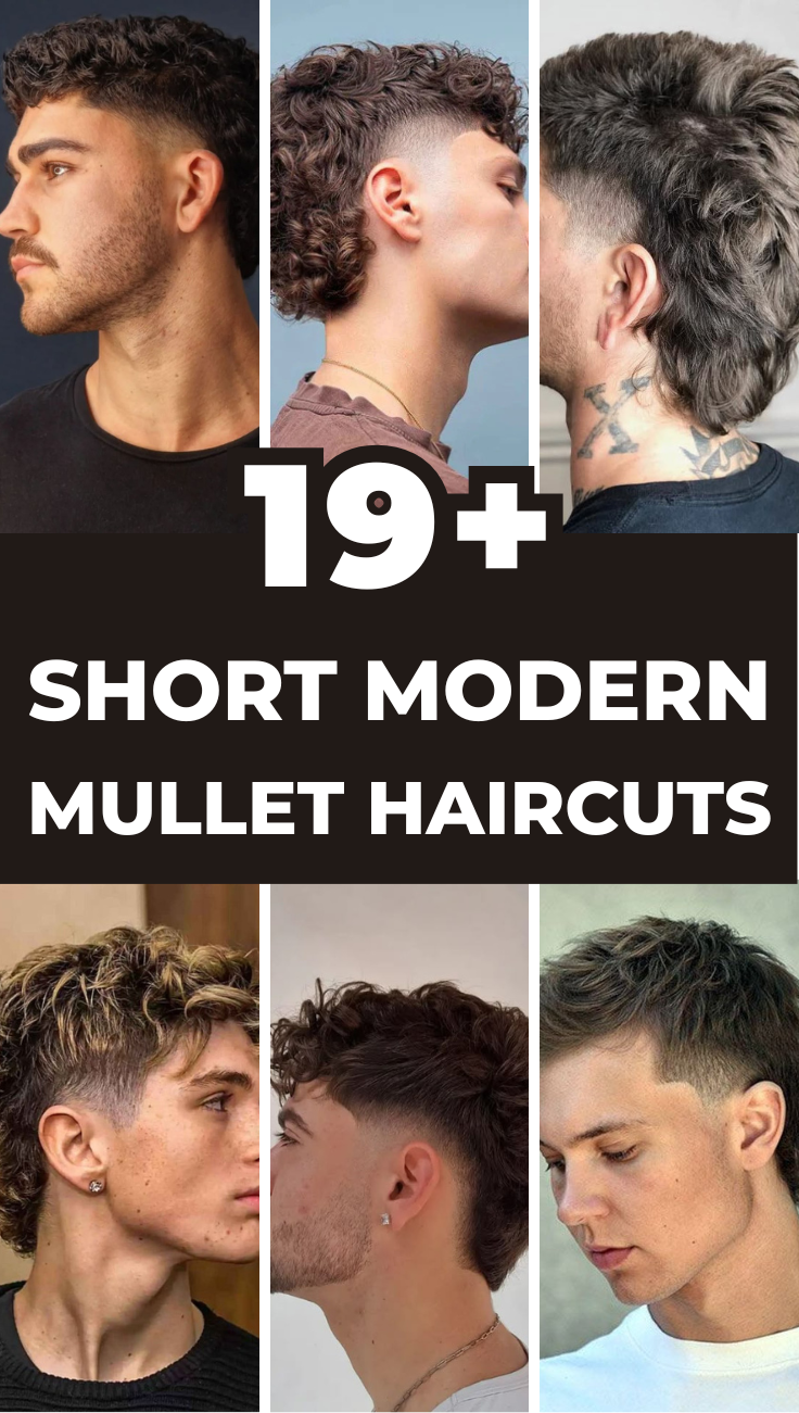 19 Best Short Modern Mullet Haircuts – Just Men's Stuff