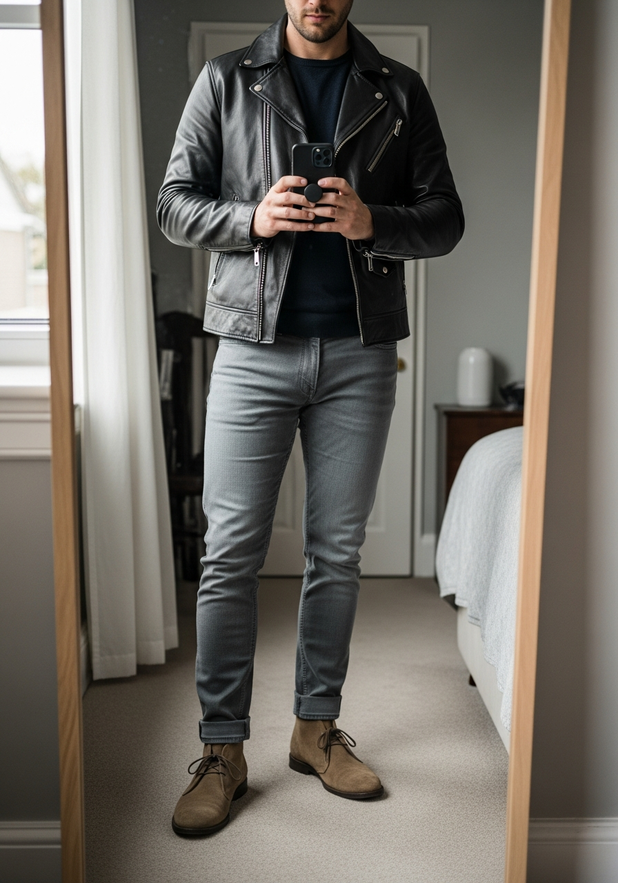 50 Leather Jacket Outfit Ideas for Men – Just Men's Stuff